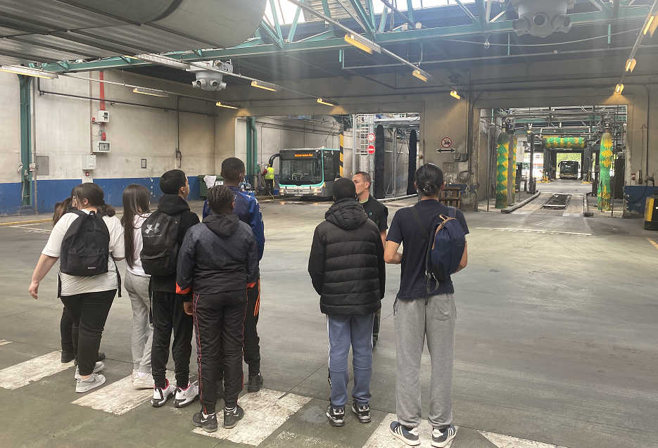 Les collégiens à la découverte de la RATP