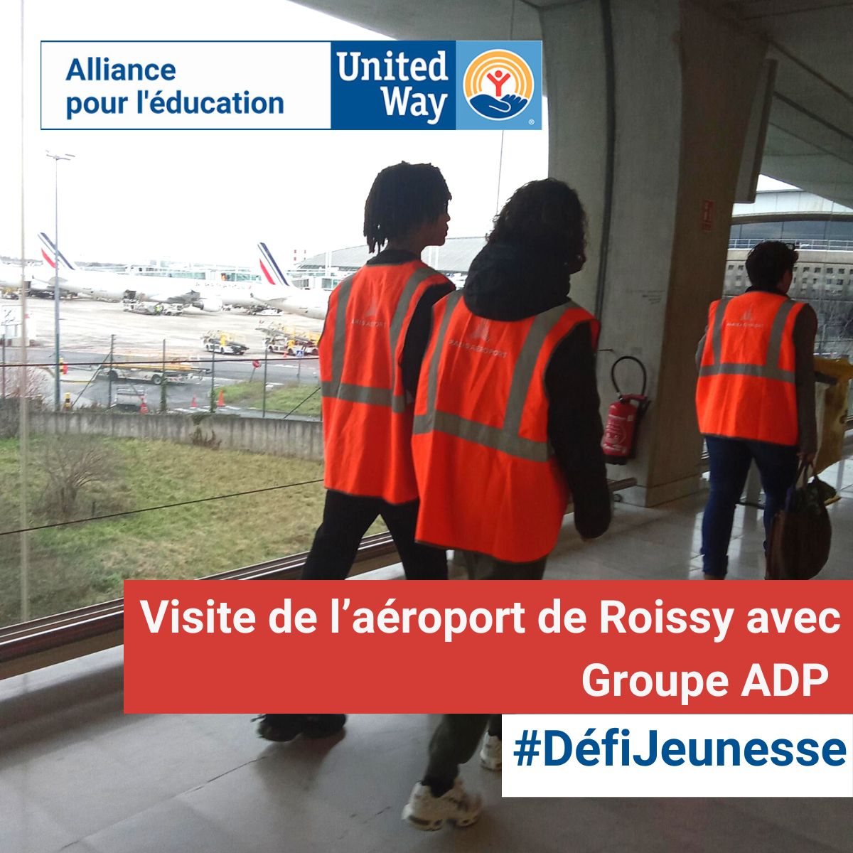 Visite de l'aéroport de Roissy avec le Groupe ADP